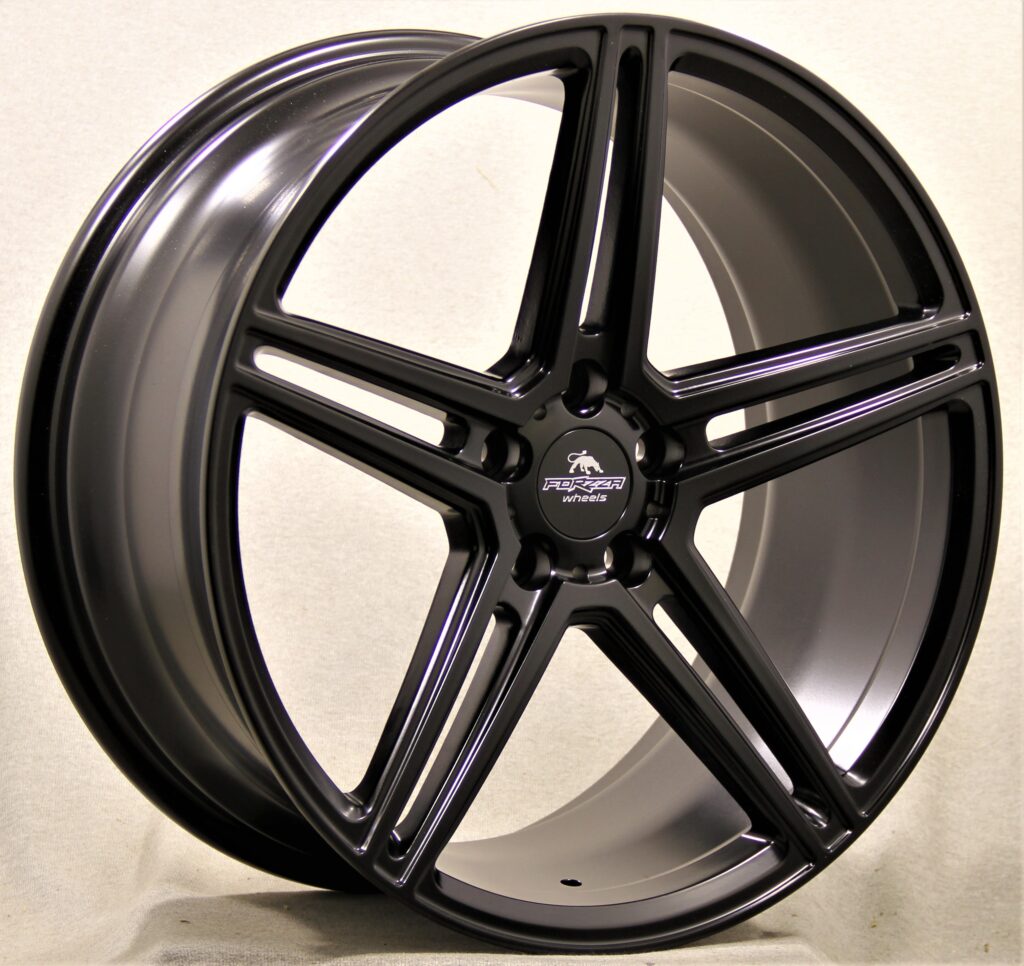 FORZZA BOSAN BLK (musta) 22″x9″ 5×112 ET35 KR66,45 (sopii mm: Audi, MB ...